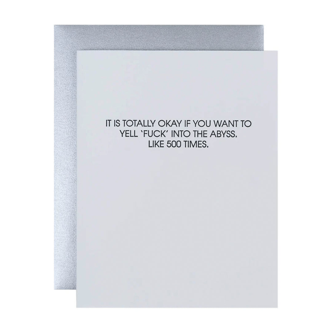 Fuck into the Abyss Card – Good Grief